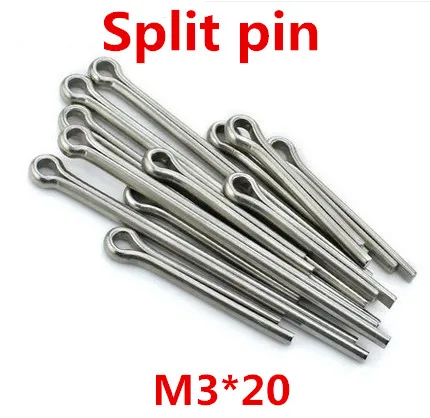 100pcs/lot M3*20mm 3mm Stainless Steel 304 Cotter Split Pin|split pin ...