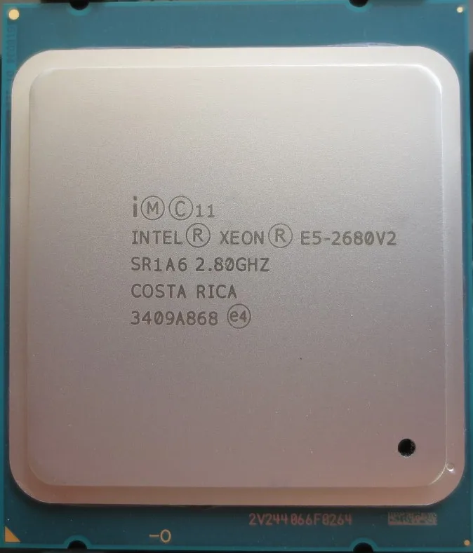 Intel Xeon Processor E5 2680 V2 CPU E52680 v2 2.8 LGA 2011 SR1A6 Ten ...