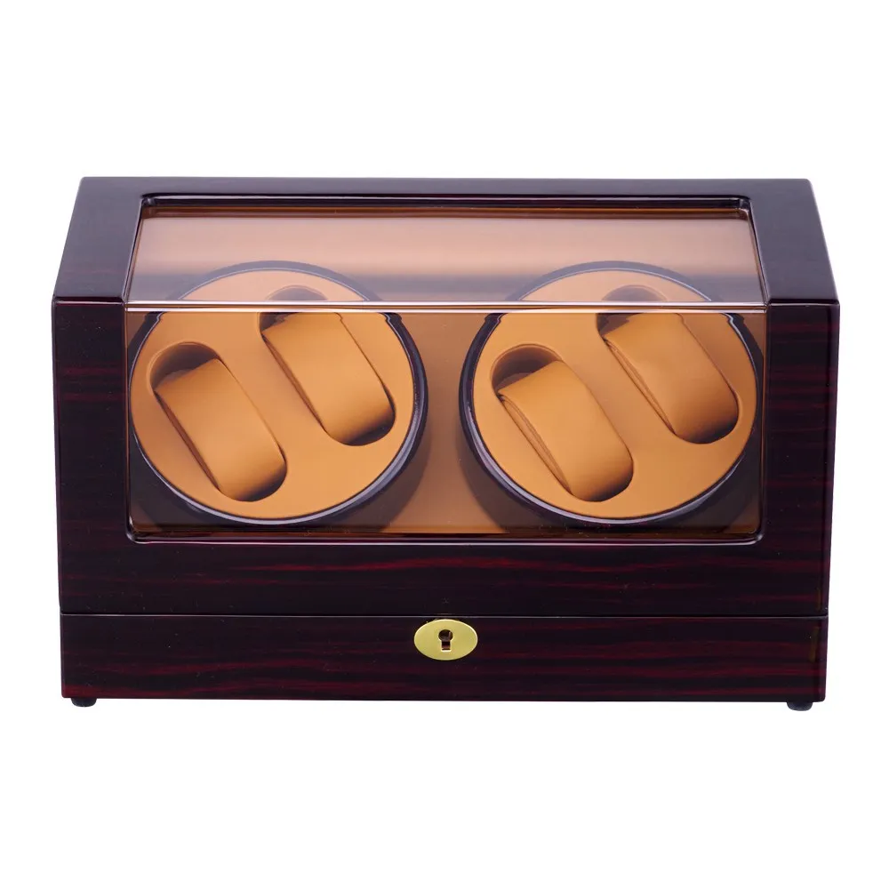 Watch Winder ,LT Wooden Automatic Rotation 4+0 Storage Case Display Box ...