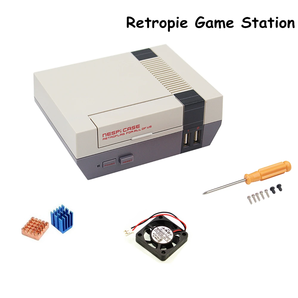 Raspberry Pi Mini NES NESPI CASE Retropie Game Station Retroflag Nespi ...