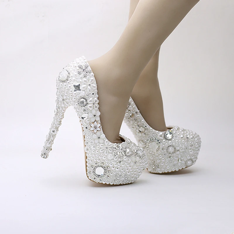 Inch Silver Pageant Shoes