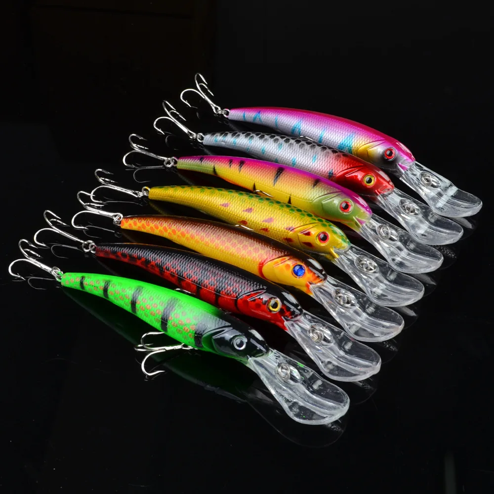 7pcs New big 28G 16.5CM seawater fishing baits 2# fishhooks fish gear ...