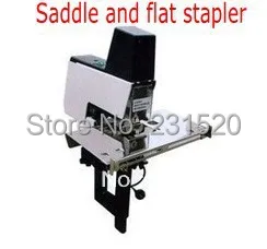 Flat and saddle Automatic Electric Stapler for booklet , magazine ...