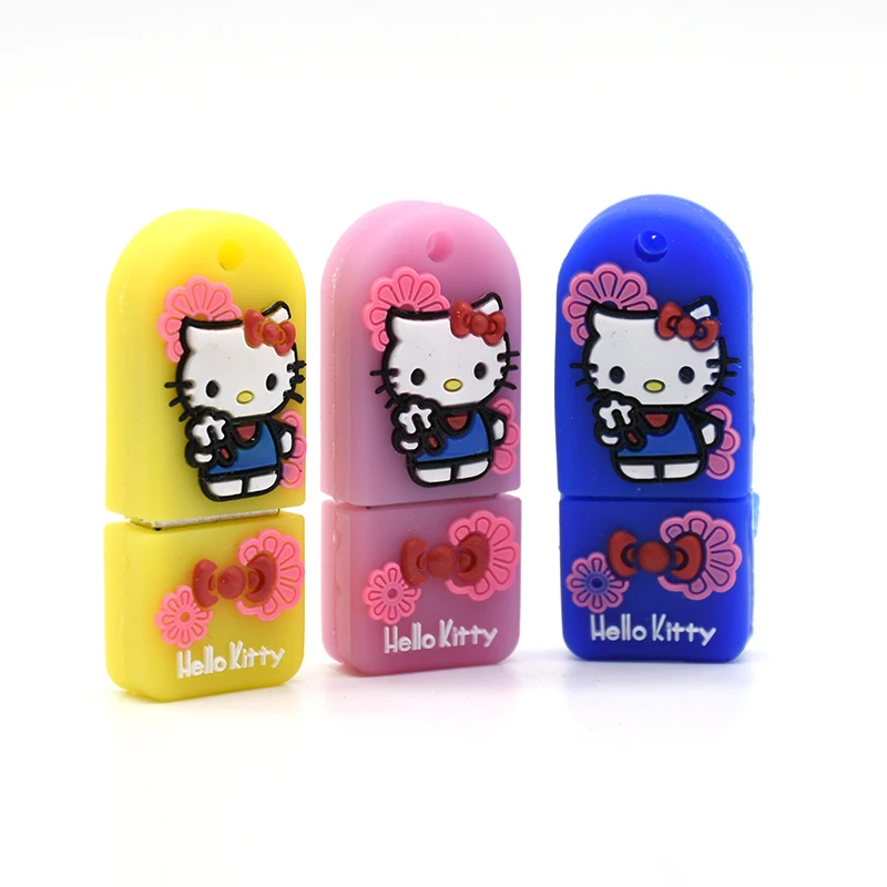 New Arrival hello kitty pendrive 64GB 32GB 16GB 8GB 4GB Cartoon USB ...