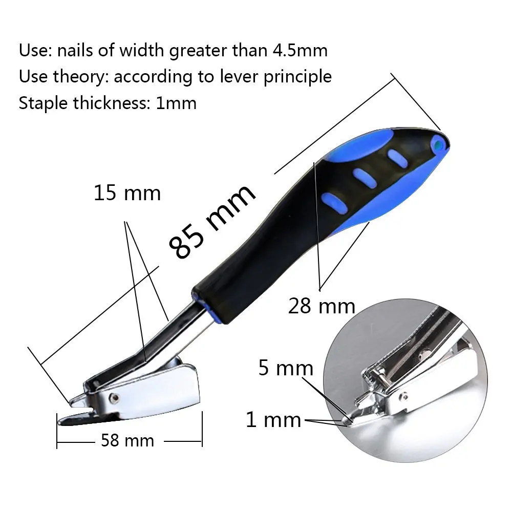 Professional Staple Removers Nail Puller with Rubber Handle Multitool ...