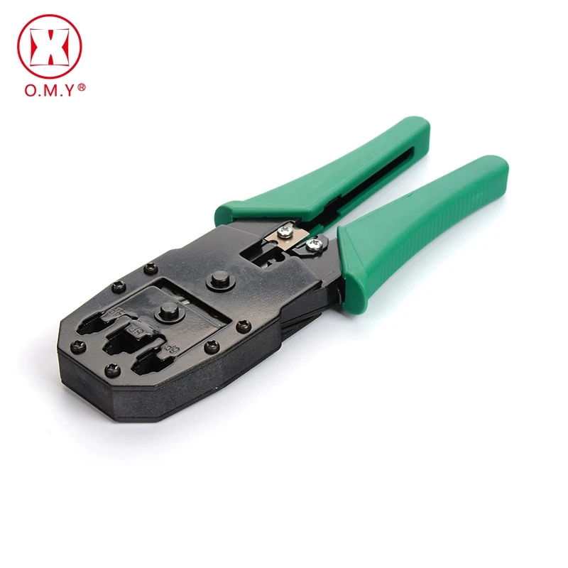 Three Use Rachet Crimping Pliers 4/6/8P Portable LAN Network Tool Kit ...
