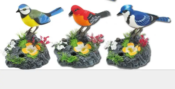 Batteries Operated Simulation Bird Sound Birdcall Ornament About ...
