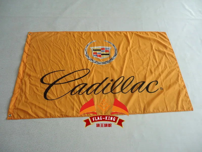 Cadillac racing club car flag,90*150CM polyster Cadillac baner|car flag ...
