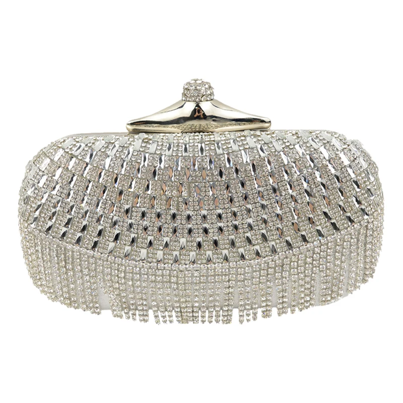 Ladies Small Silver Clutch Bags | IUCN Water