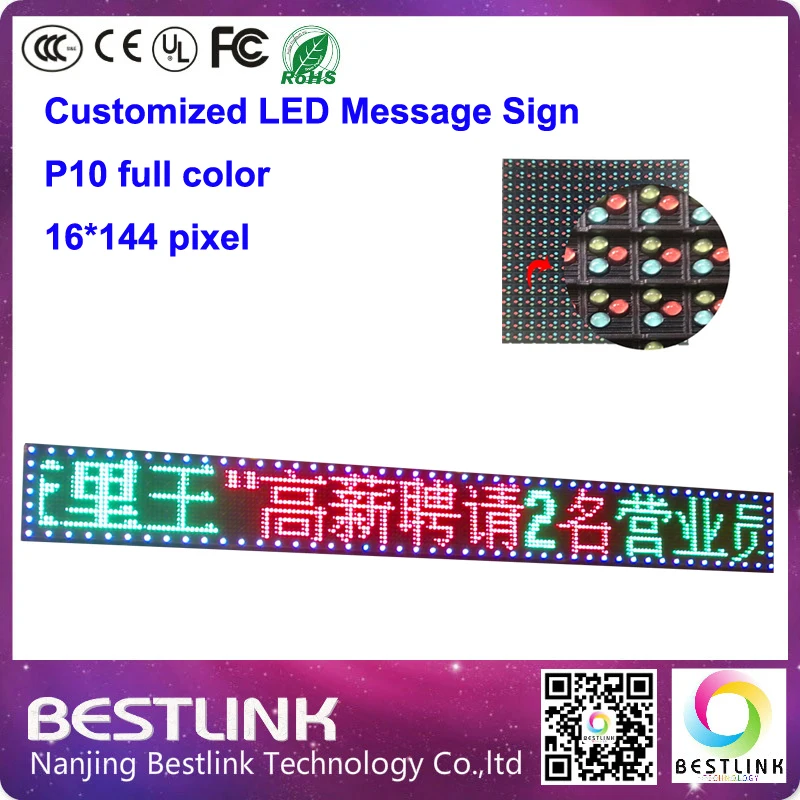 programmable led sign board with p10 led display module led moving sign ...