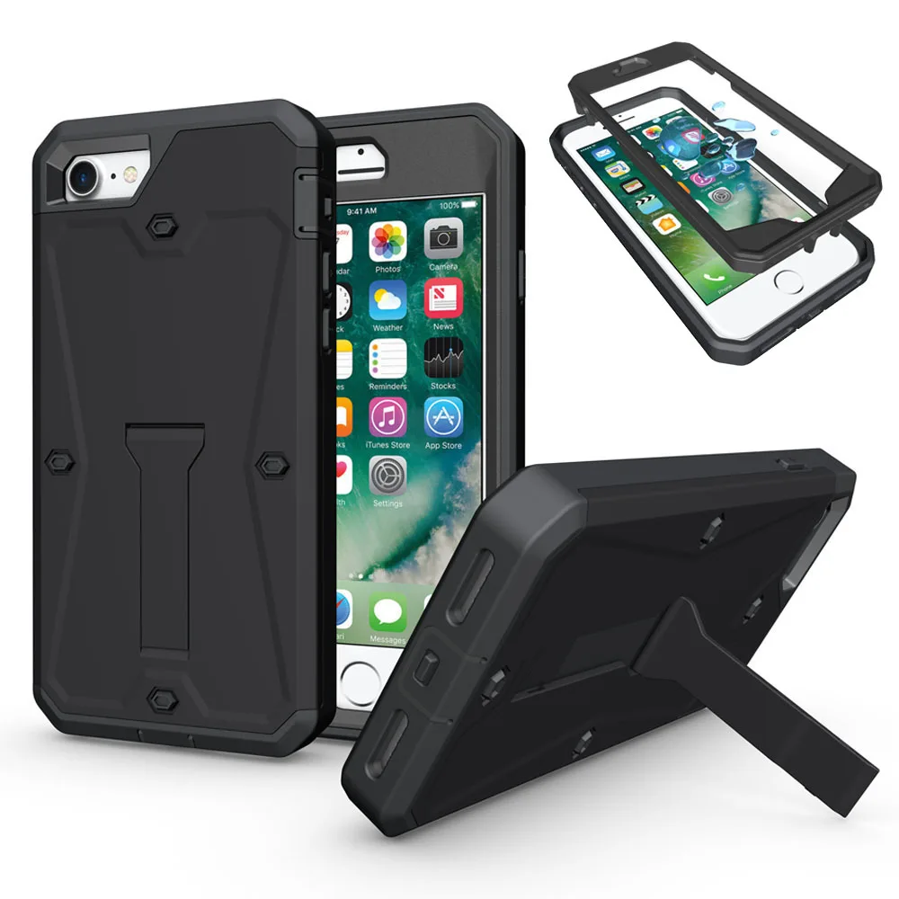 3in1 Heavy Duty Hybrid Tank Armor Case Full Body Shockproof Protective ...