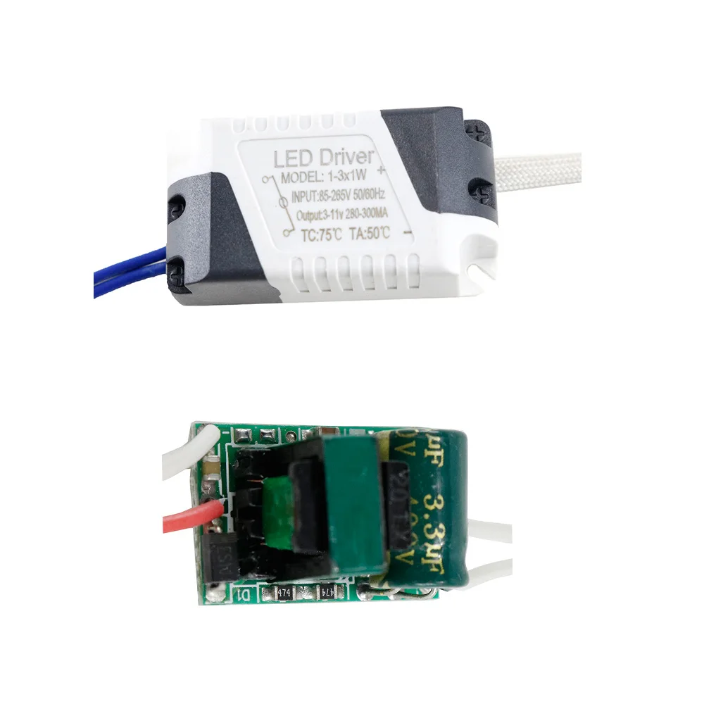 (1-3)x1w Led External / Inside Driver 240ma-260ma Dc3v ~ 11v Led Driver ...