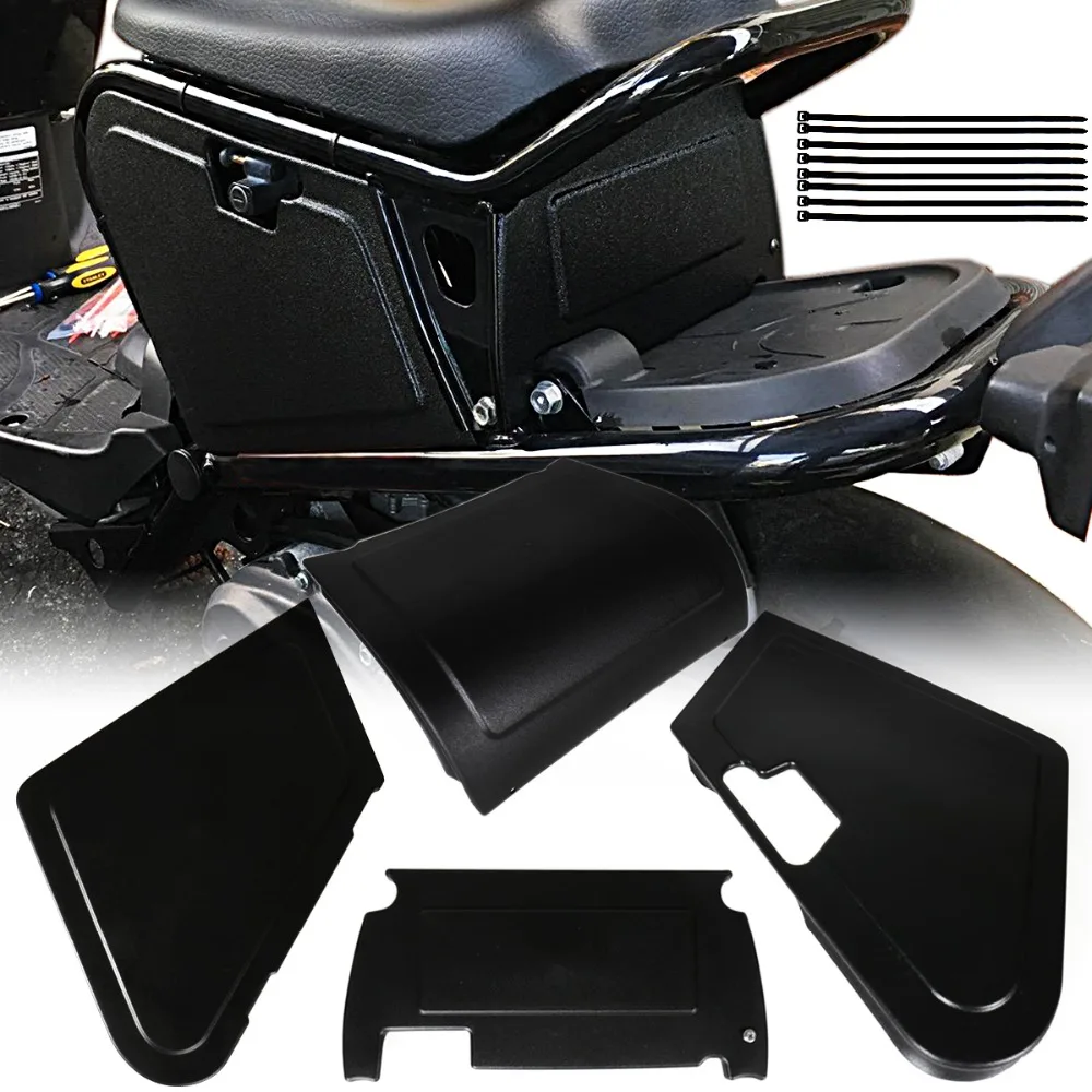 Under Seat Storage Black Body Panels For Honda 1996 2016 17 18 Ruckus ...