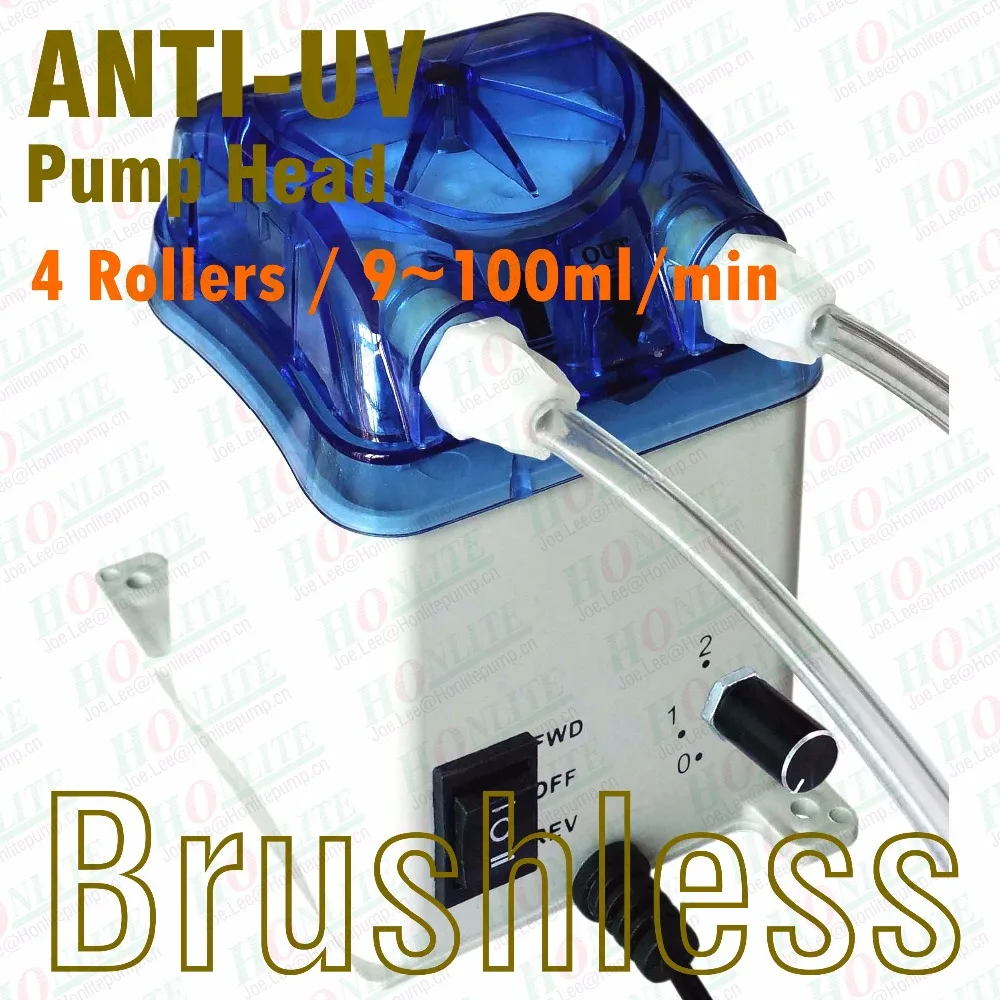 9~100ml/min, 230v Peristaltic Pump, Reversible Brushless Motor ...