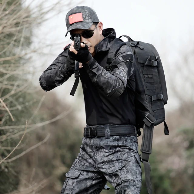 Buy Special Forces Tactical Suit Military Camouflage T Shirts Mens Hunter Army