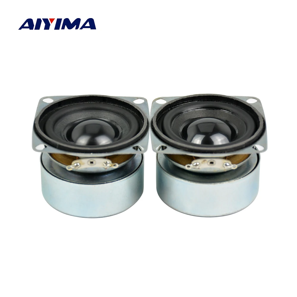 AIYIMA-2pcs-2-inch-4-Ohm-10W-Midrange-Mini-Full-Range-Speaker-Rubber ...