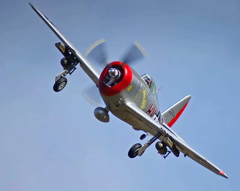 FMS 980mm P47 P-47 Thunderbolt 6CH with Flaps Retracts 3S EPO PNP RC ...