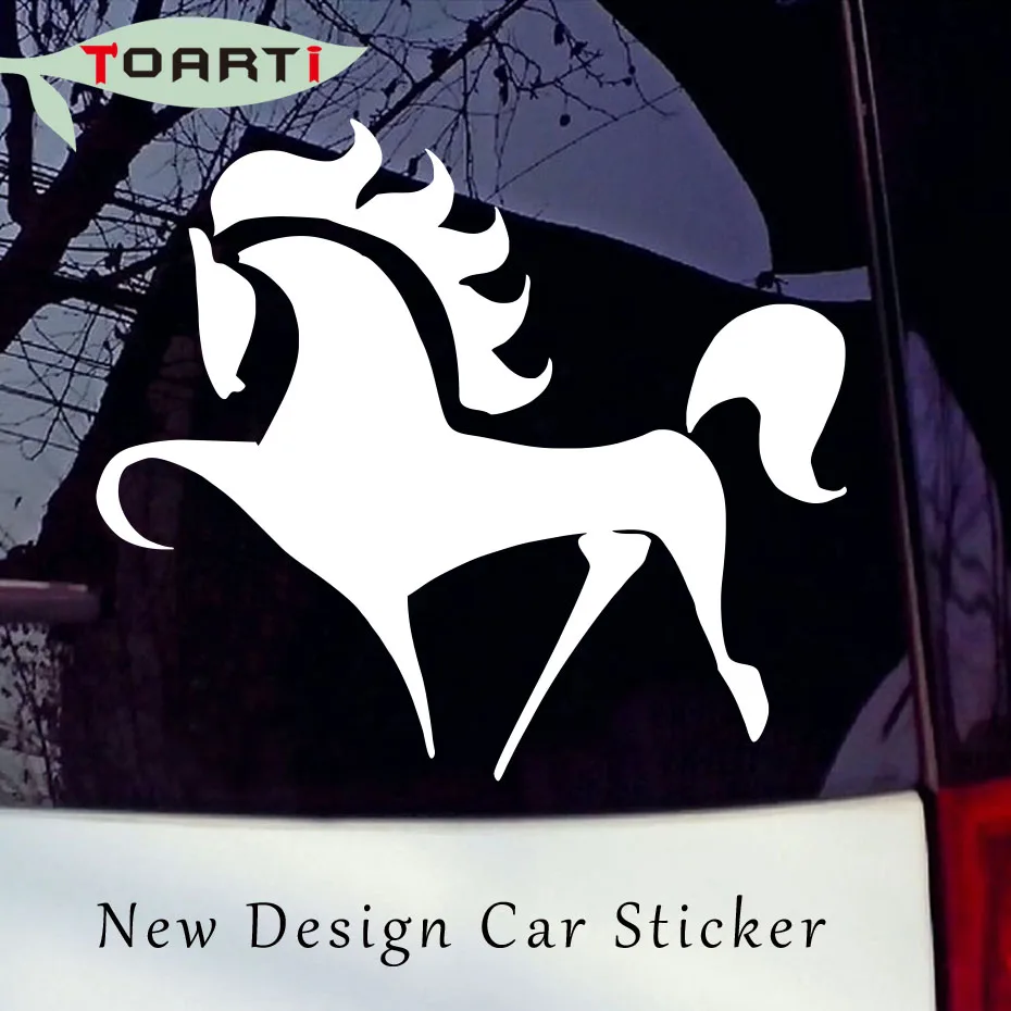 Artistic Horse Vinyl Decals Car Truck Sticker Cartoon Animal Car ...