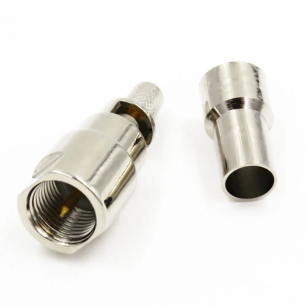 FME Male Plug RF Connector Straight FME Male Crimp RF Connector Adapter ...
