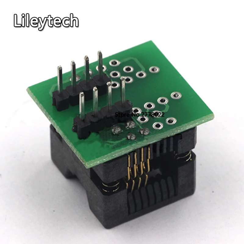 Sop8 Soic8 So8 To Dip8 Ez Programer Socket Pitch 1 27mm Ic Body Width 3