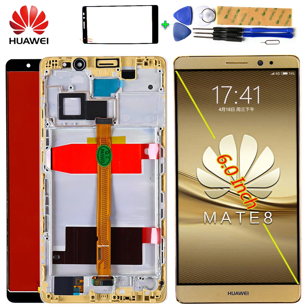 Huawei 6.0 inch LCD display For Huawei Mate 8 1920*1080 Touch Screen ...