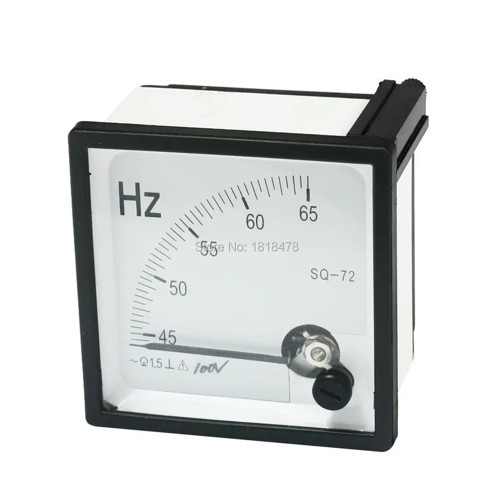 Sq72-45-65hz 2.5 Accuracy Class 45-65hz Frequency Tester Analog Panel ...