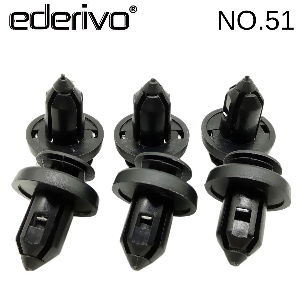 Ederivo 1pcs Auto Front and Rear Guard Plate Fastener Clip Car Bumper ...