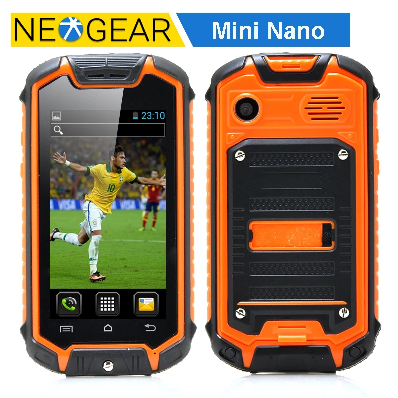 Mini Nano Rugged Mobile Phone With Android 4.2 - 2mp Rear Camera, Water ...