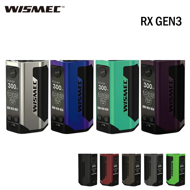 Electronic Cigarette Wismec Reuleaux RX GEN3 RXGEN3 BOX MOD 300W Vape ...