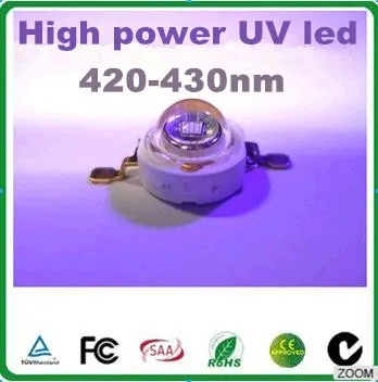 LED UV硬化液,3W,420 430nm,45mil,2年間の保証,10個ピース/ロット|uv led curing|chip ...