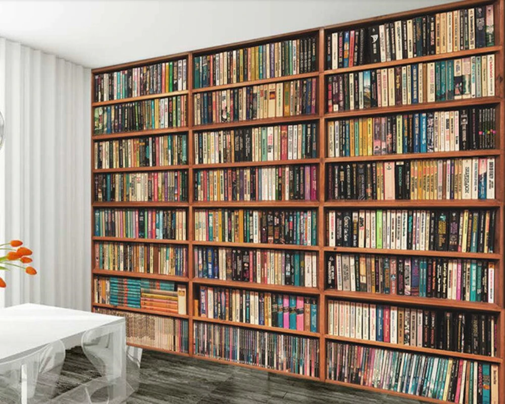 Home Library Wallpaper