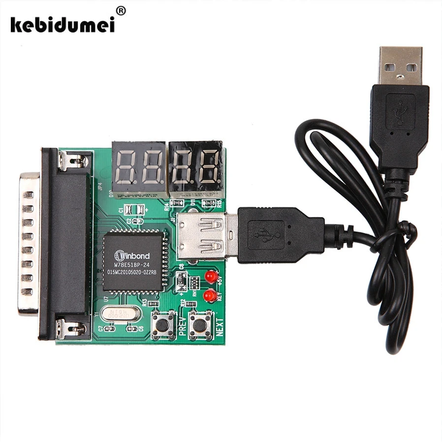 Kebidumei Hot Selling Computer Accessories Pci Pc Diagnostic Card Usb Post Card Motherboard
