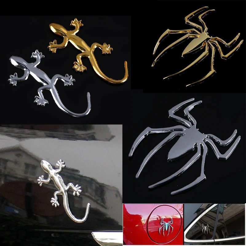 Motorcycle Sticker 3D Spider Car Truck Universal Spider Shape Emblem ...