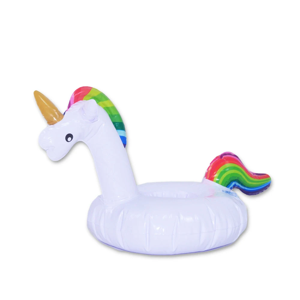 Bouée - brassard,Flotteur porte-gobelet gonflable pour enfants,licorne ...