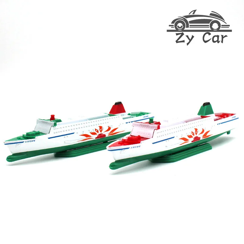 15CM Alloy Cruise ship ferry model kids toys model collect decoration ...