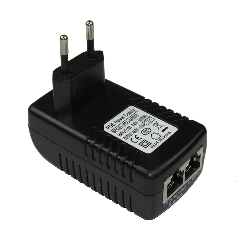 Escam – Adaptateur D'alimentation Pour Caméra Ip, Dc48v 0.5a Cctv ...