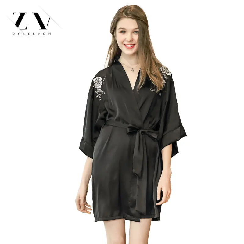 Silk Robes for Women Sexy Lingerie Japanese Robe Women's Pajamas Sexy ...