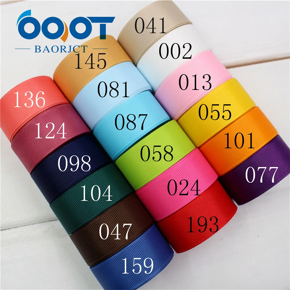 OOOT BAORJCT 174192 , 22mm 단색 Grosgrain 리본 10 야드, DIY 수제 의류 액세서리, 보석 및 ...