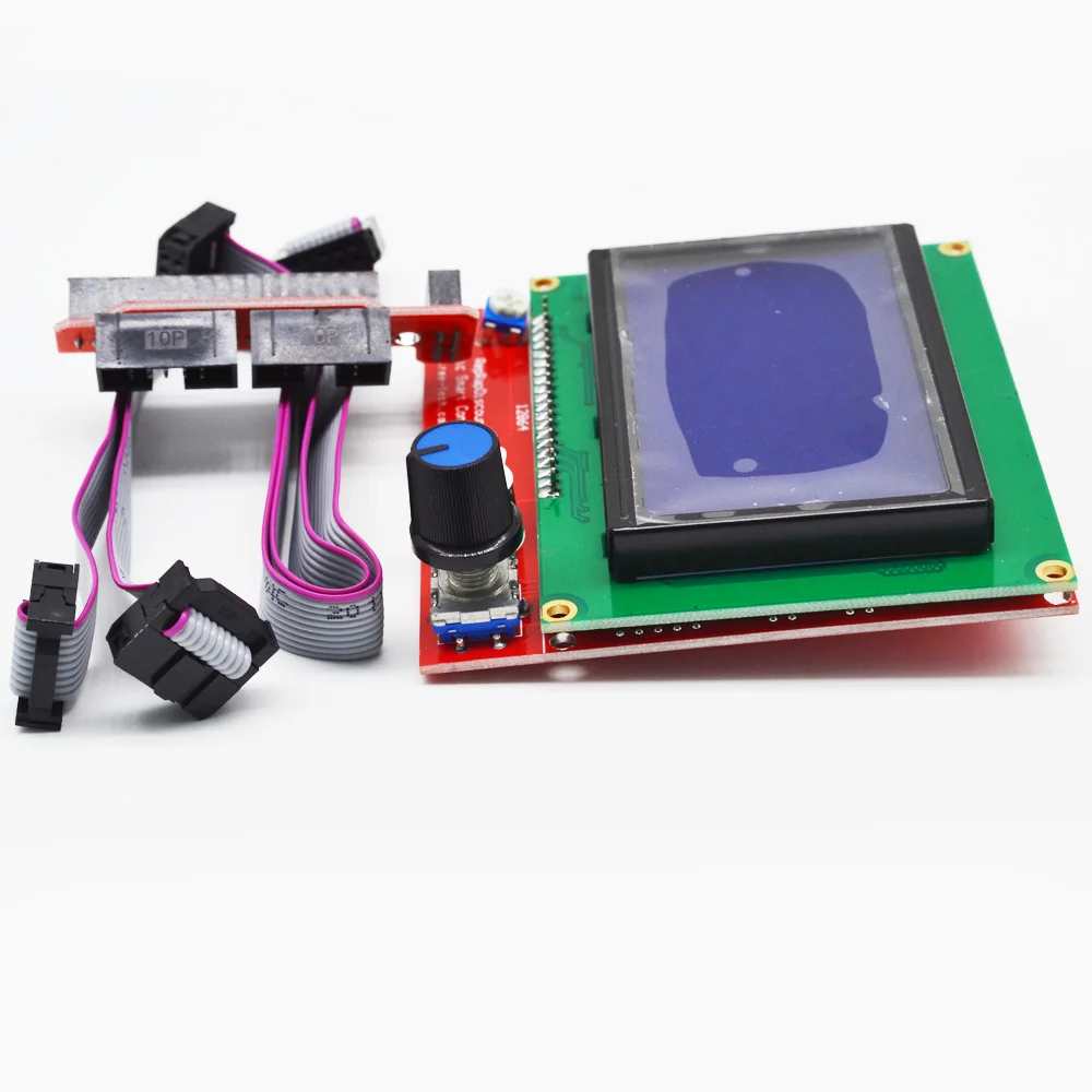 Reprap Smart Controller LCD 12864 Display Control Board for Ramps 1.4 ...