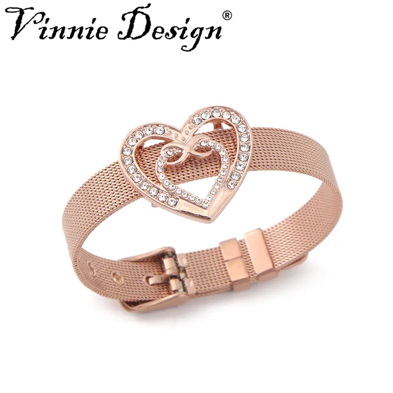 Vinnie-Design-Jewelry-Stainless-Steel-Mesh-Bracelet-Set-with-Big-Size ...