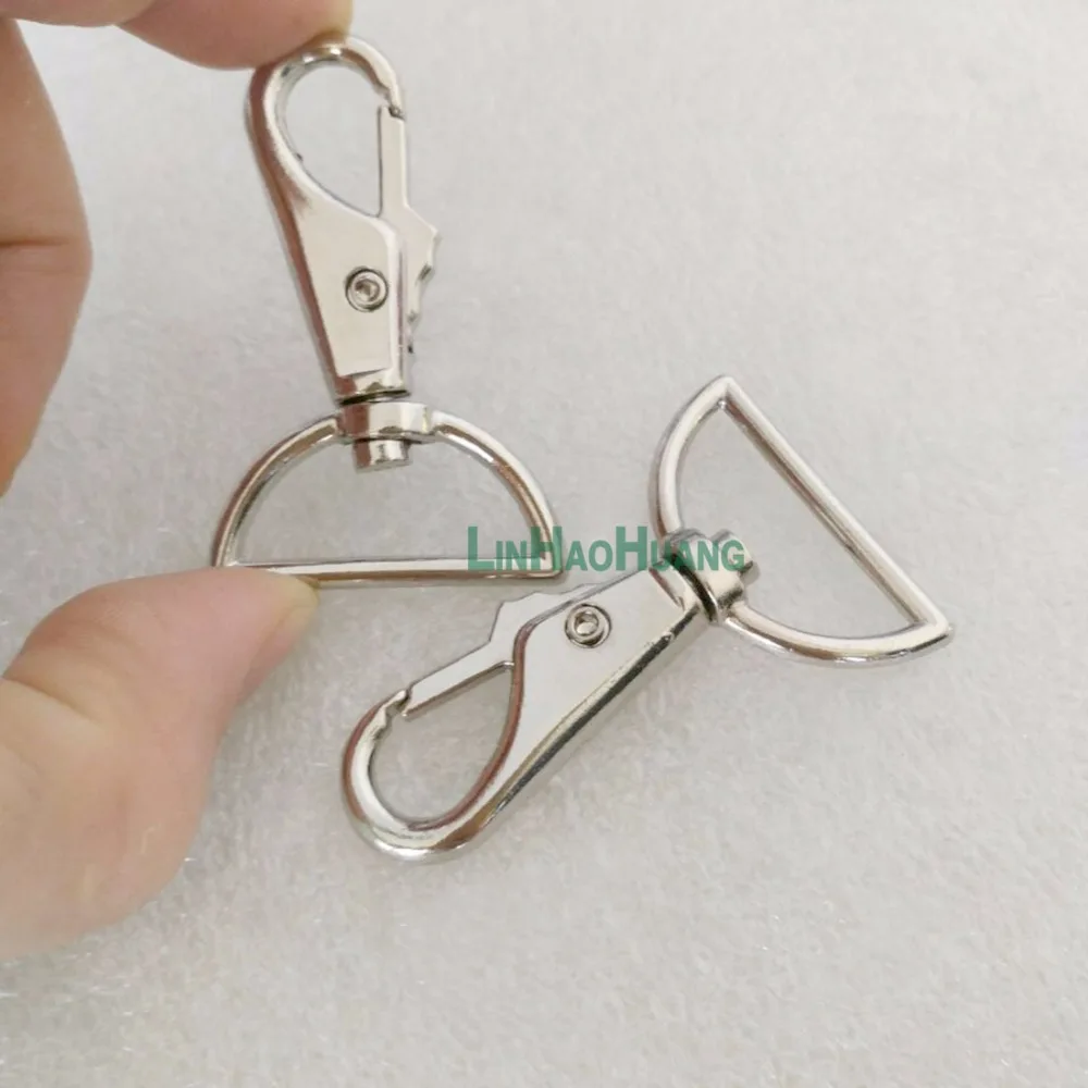 Wholesale 20pcs/lot 25mm Silver Alloy Swivel Clasps Snap Key Hooks DIY ...