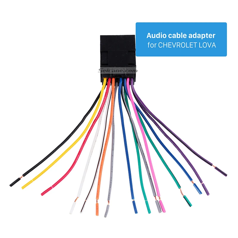 Seicane clearance Car Stereo Audio Cable Wiring Harness Plug Adapter ...