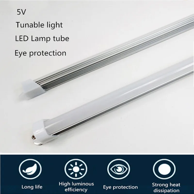 LED-Tube-T5-Lamp5V-tunable-light-PVC-Plastic-Fluorescent-Light-Tube ...