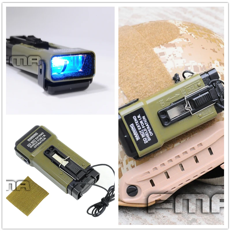 Hot-FMA-MS2000-Working-Distress-Marker-Functional-Strobe-Light-Helmet ...