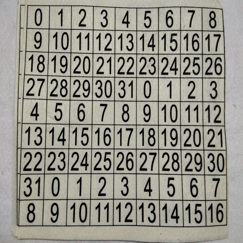 Brand-New-1piece-Digital-Numbers-Printed-Nonwoven-DIY-Felt-Fabric-For ...