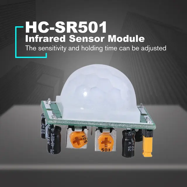 HC SR501 Adjust Pyroelectric IR PIR Infrared Reflective Motion Body ...