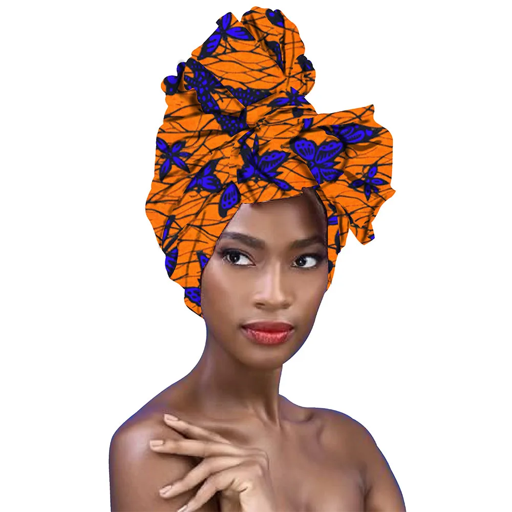 2018fashion african head Scarf print cotton wax high quality african ...