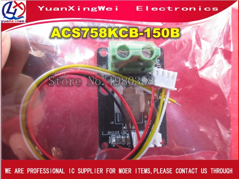 Acs758 Acs758kcb Acs758kcb-150b Ac And Dc Current Sensor Module 1pcs ...