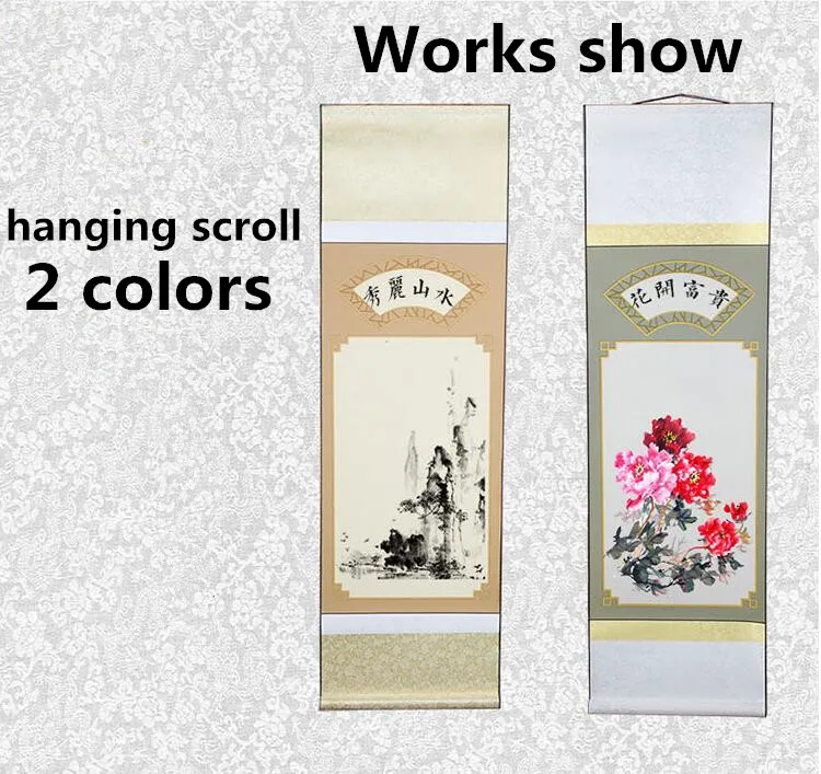 1piece,Vertical,Chinese Xuan Paper Hanging Scroll Calligraphy Writing ...