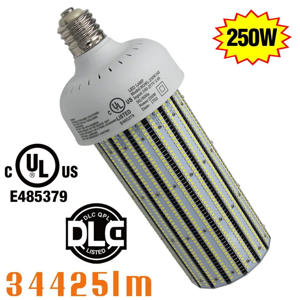 1000 Watt HID LED Retrofit light bulb 250W E39 mogul base warehouse ...